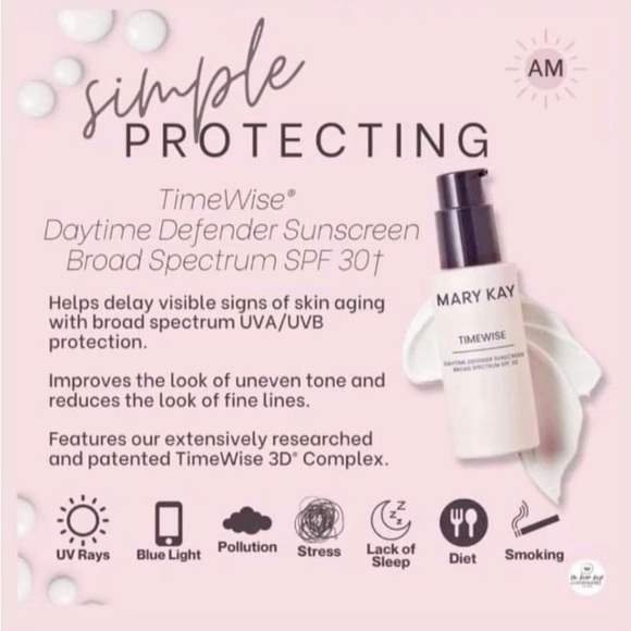 Mary Kay | Skincare | Mary Kay Timewise Daytime Defender Sunscreen Broad Spectrum Spf 3 New In ...
